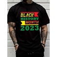 Black History Month Mens black Regular Fit, Everyday Comfort ...