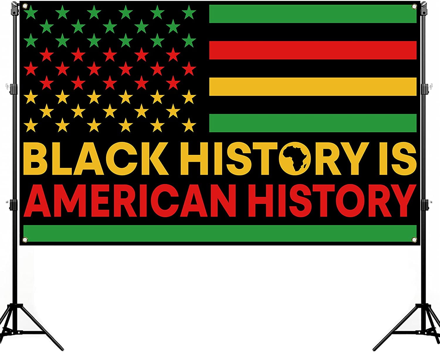 Black History Month Photo Booth Backdrop African American History ...