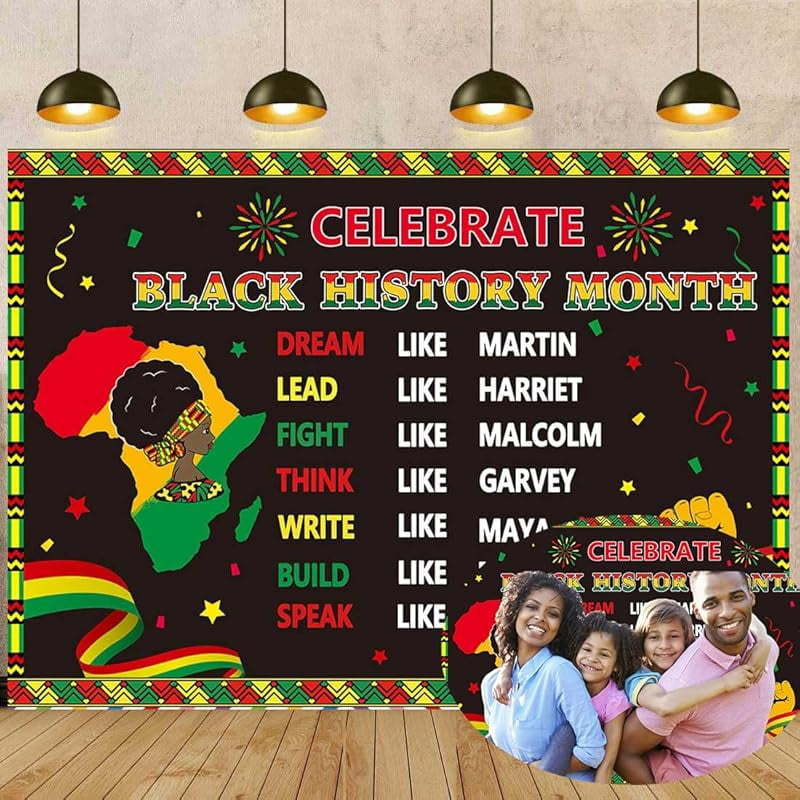 Black History Month Photography Backdrop African American Background ...