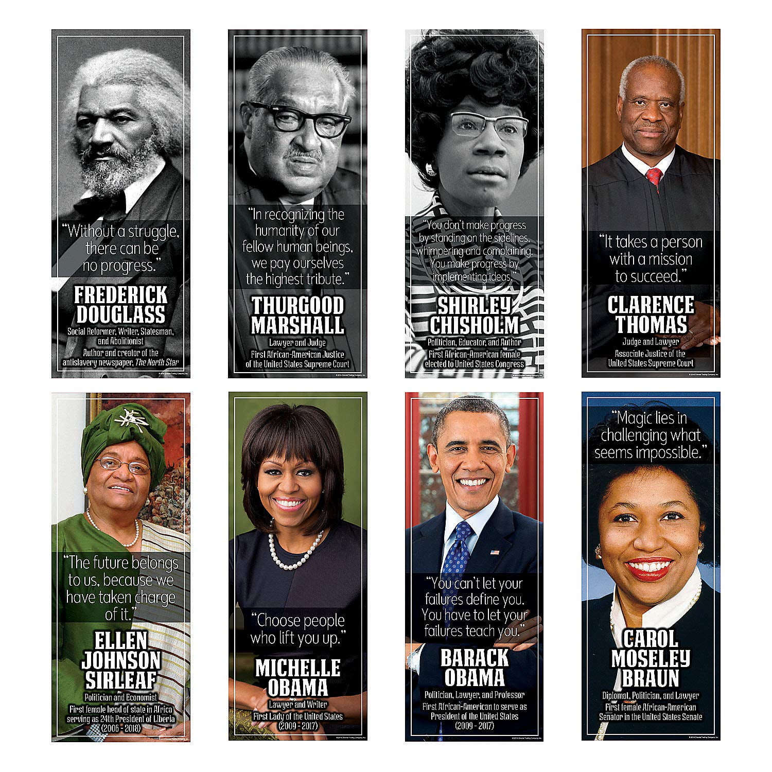 Black History Month Posters - Educational - 8 Pieces - Walmart.com