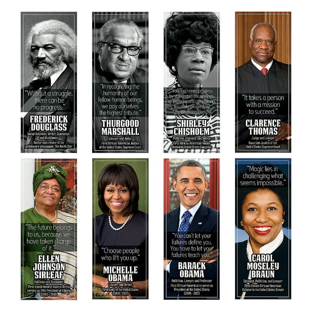 Black History Month Posters - Educational - 8 Pieces - Walmart.com
