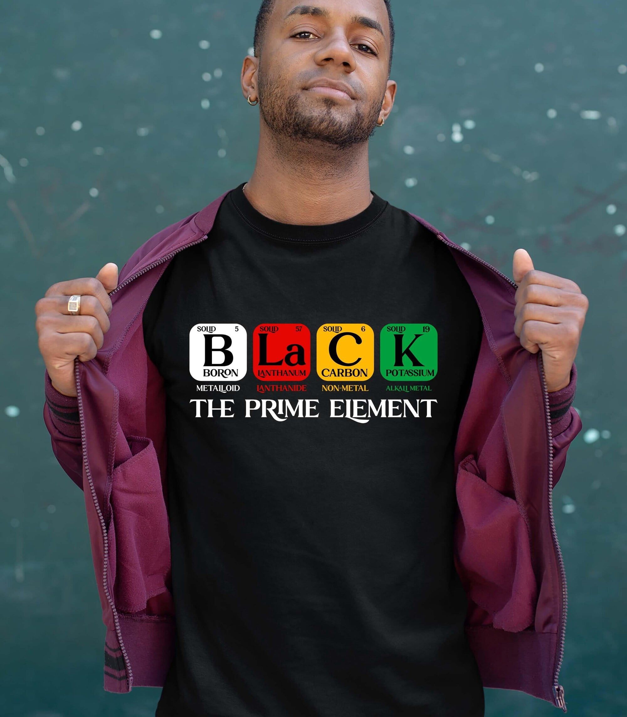 Black History Month Prime Element Shirt Periodic Table Science Tee ...