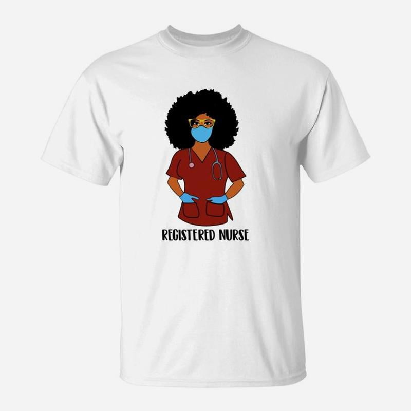 Black History Month Proud Registered Nurse Awesome Nursing Job Title ...