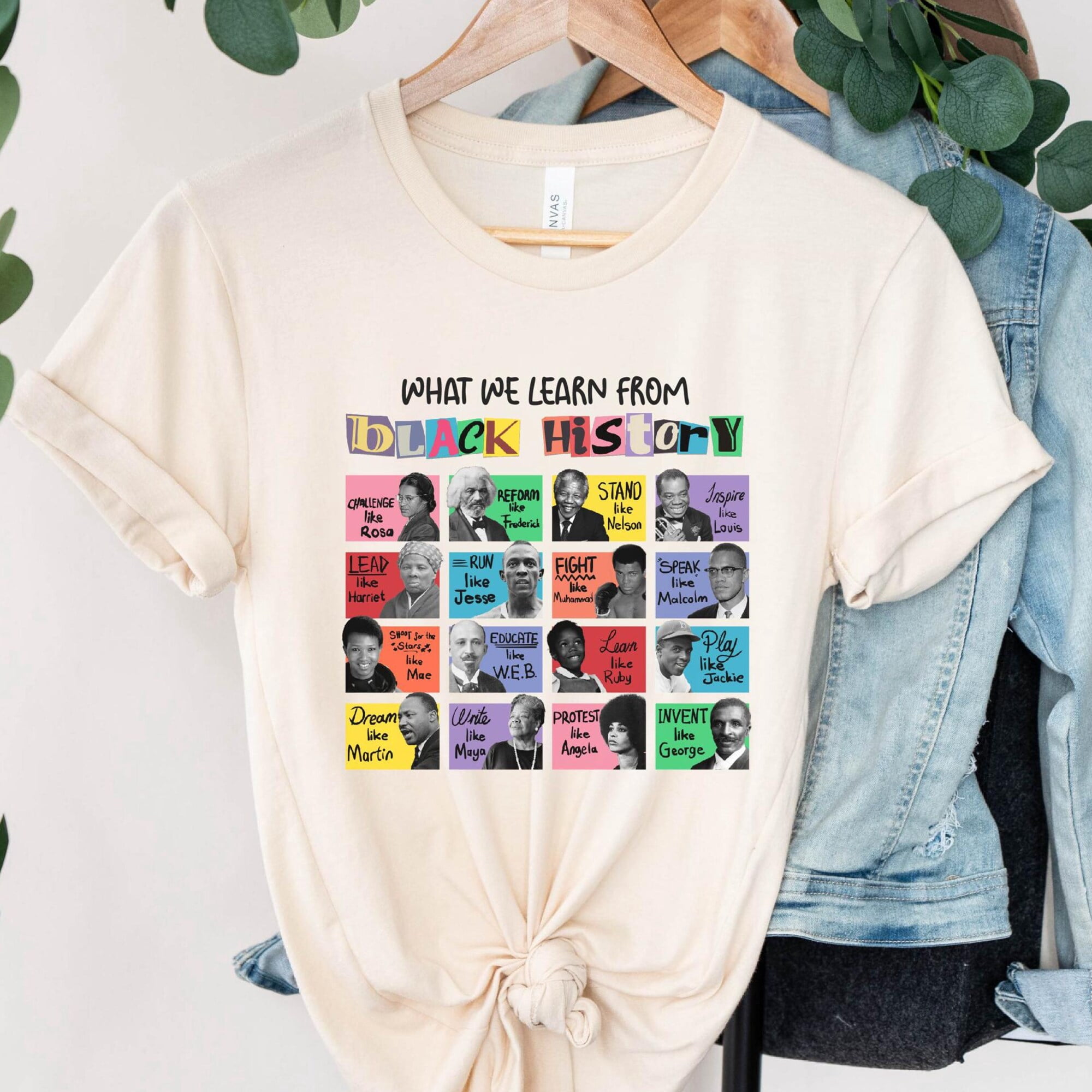 Black History Month TShirt Challenge Like Rosa Speak Like Malcolm ...