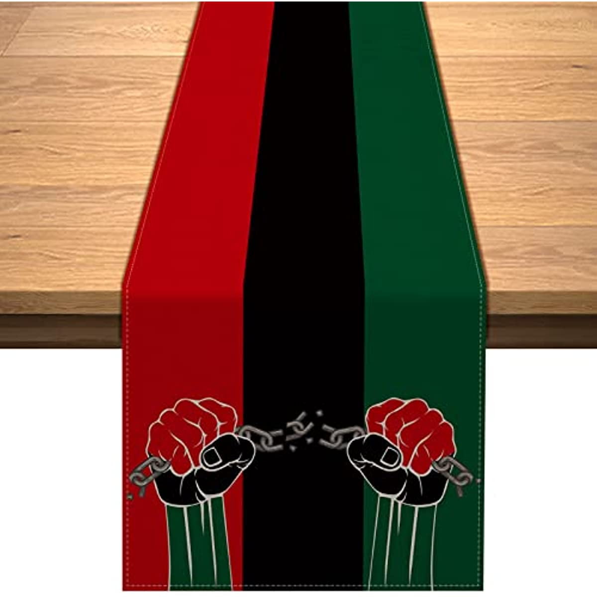 Black History Month Table Runner Black Pride Independence Day Party Kitchen Home Dining Table ...