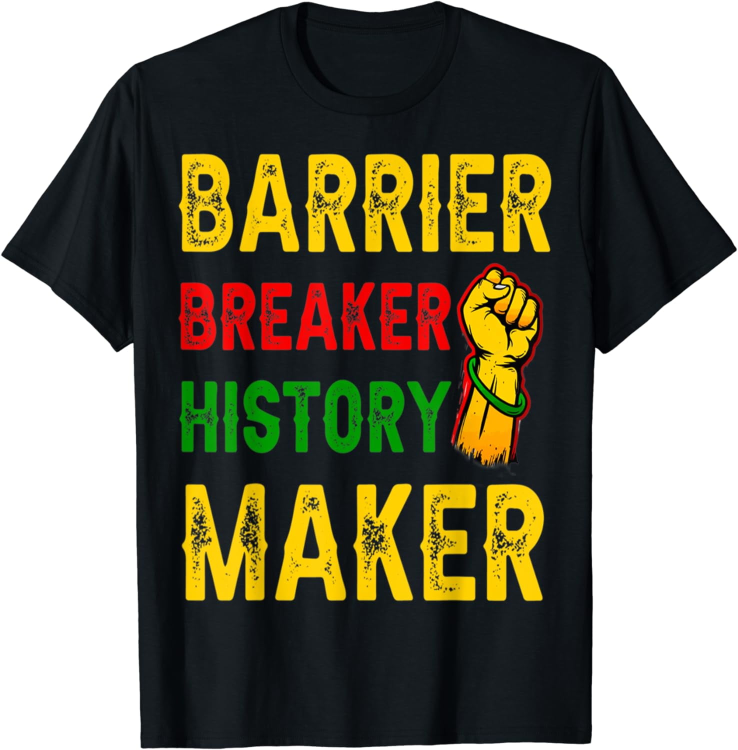 Black History Month Tee Barrier Breaker History Maker T-Shirt - Walmart.com