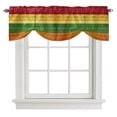 Black History Month Tie Up Valance Curtains Retro Colorful Grain ...