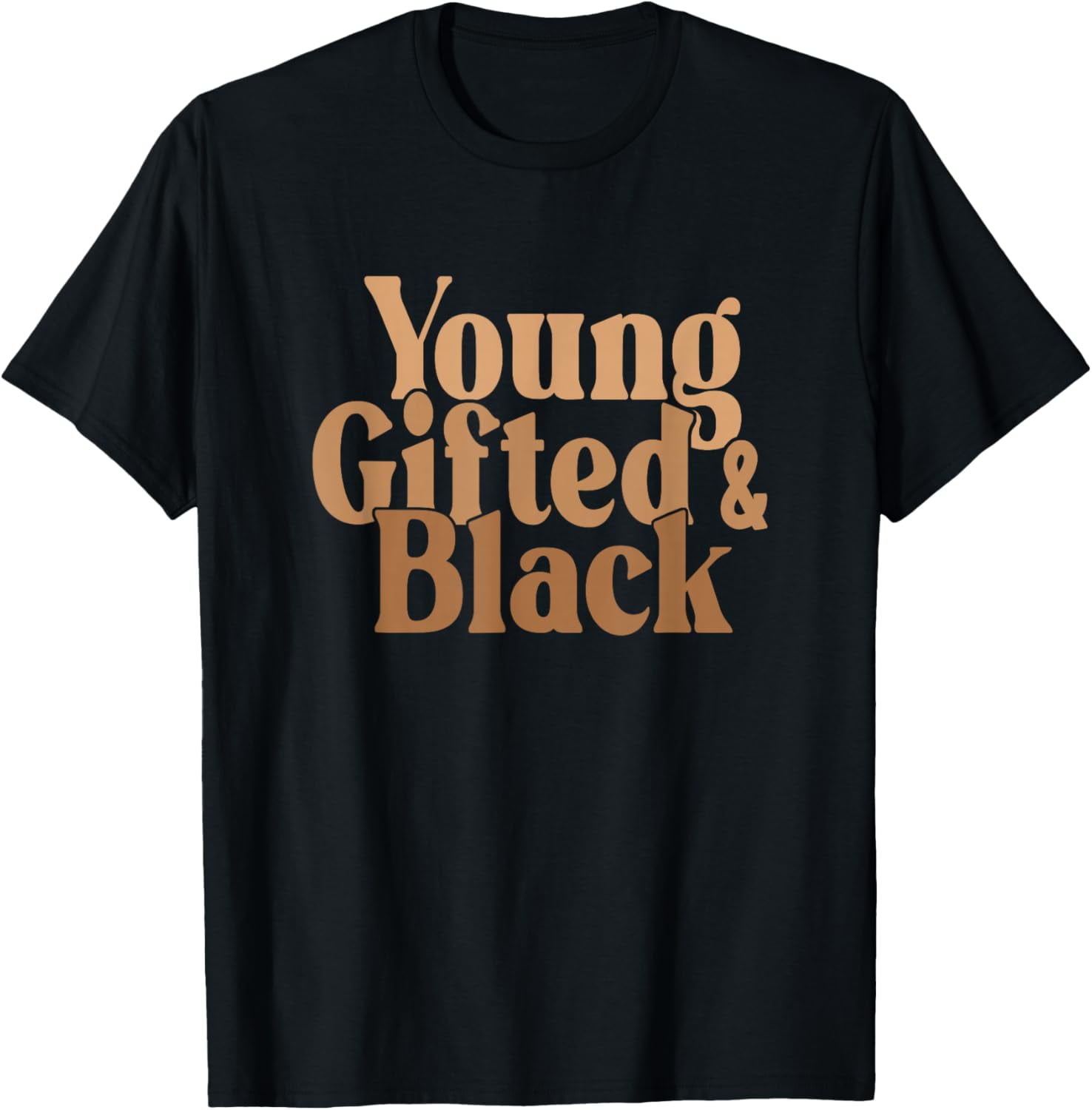 Black History Month and Young Gifted And Black T-Shirt tee - Walmart.com