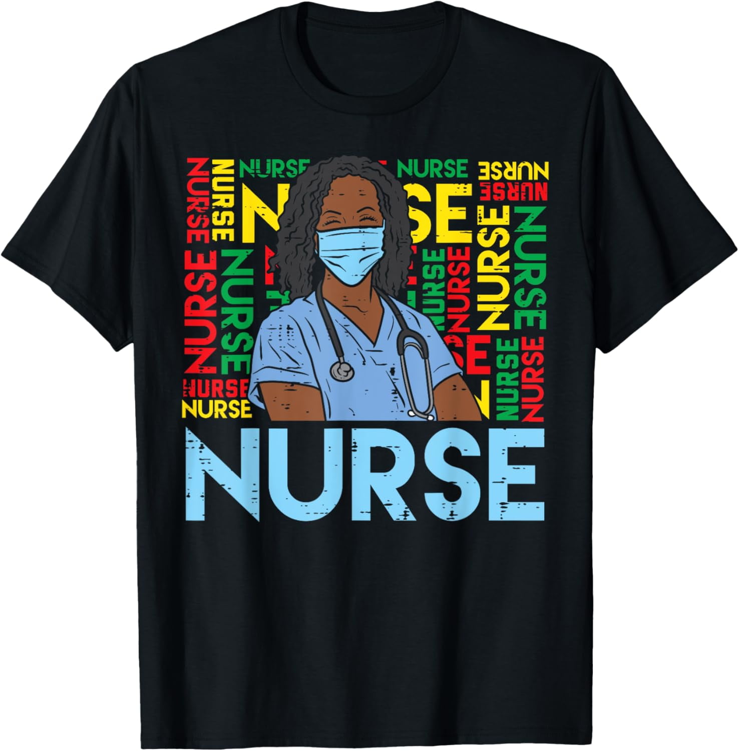Black History Nurse African American Pride Melanin BHM Women T-Shirt ...