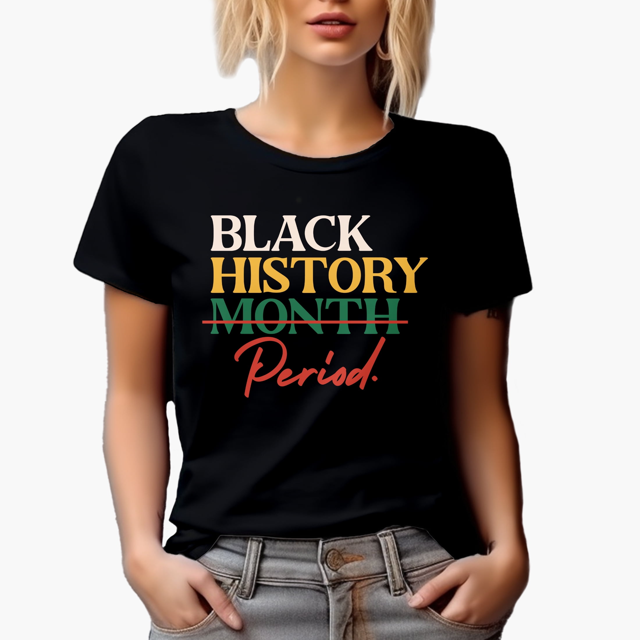 Black History Period with the Word Month Slashed, African-American ...