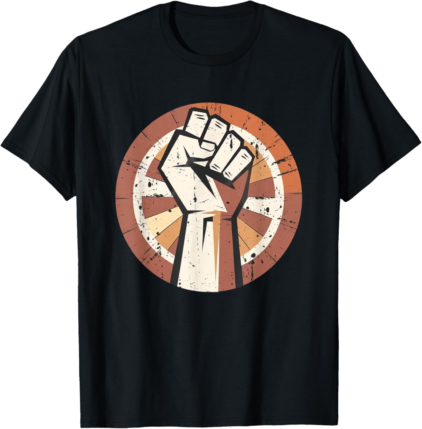 Black History Power Unity Hand Afro Motivation T-Shirt - Walmart.com