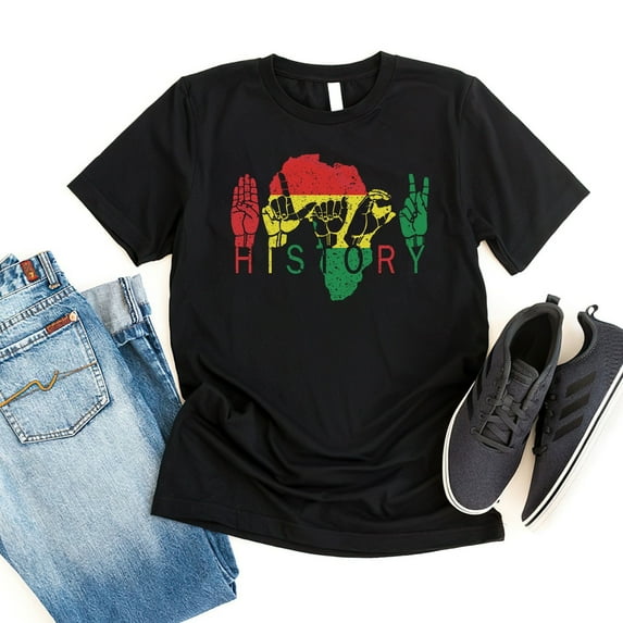Black History Sign Language Shirt, Black History Month Shirts, Black ...