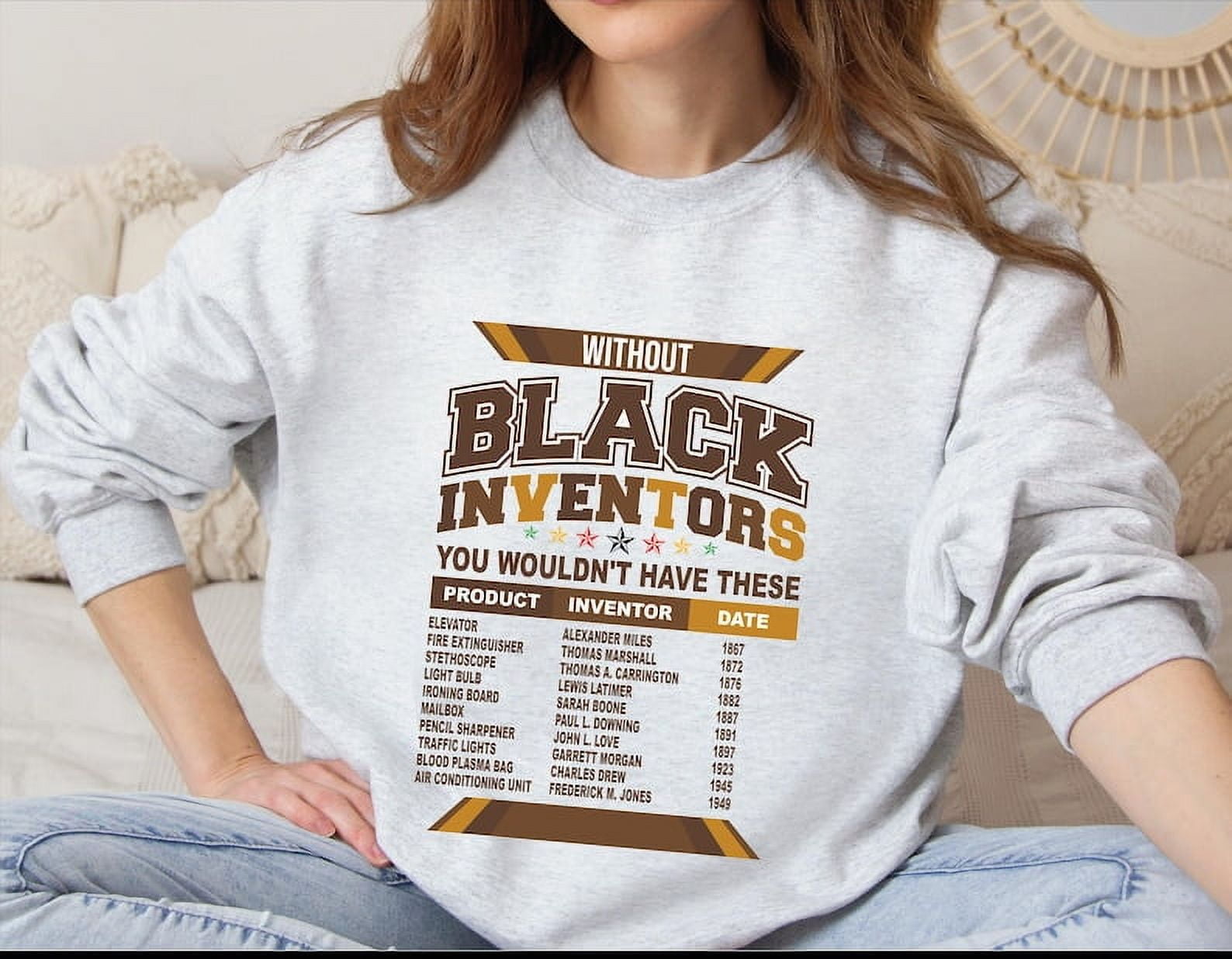 Black History Sweatshirt, Without Black Inventors You Wouldn't Have These, Black History Month ...