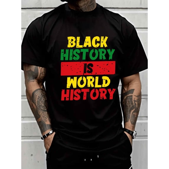 Black History mens black Hip-hop streetwear Unique Design Unisex Shirt ...