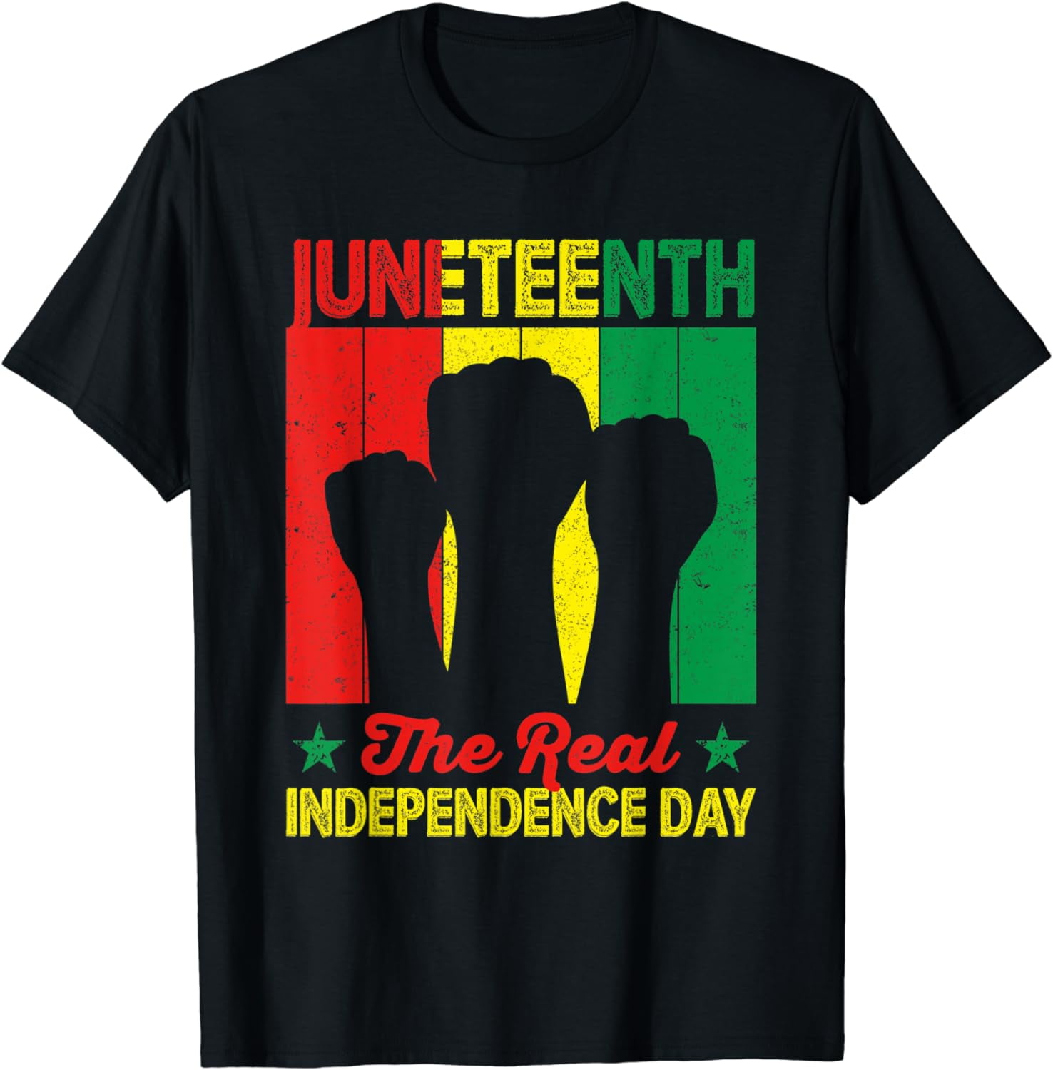 Black History the Real Independence Day - Celebrating 19 June T-Shirt ...