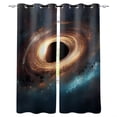 Black Hole Blackout Curtains for Bedroom/Living Room, Thermal Insulated ...