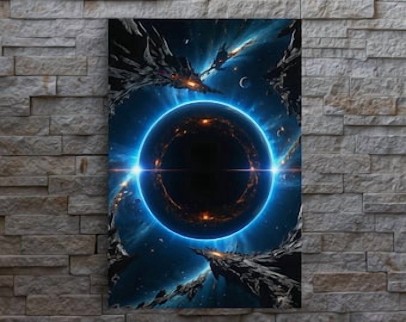 Black Hole Dimension Poster Vintage Style Wall Decor Physical Poster ...