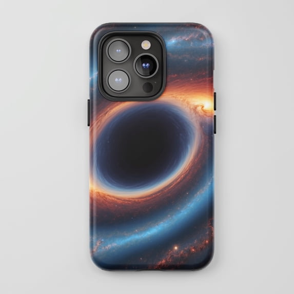 Black Hole Galaxy Design for All iPhone Series Tough Phone Case Space ...