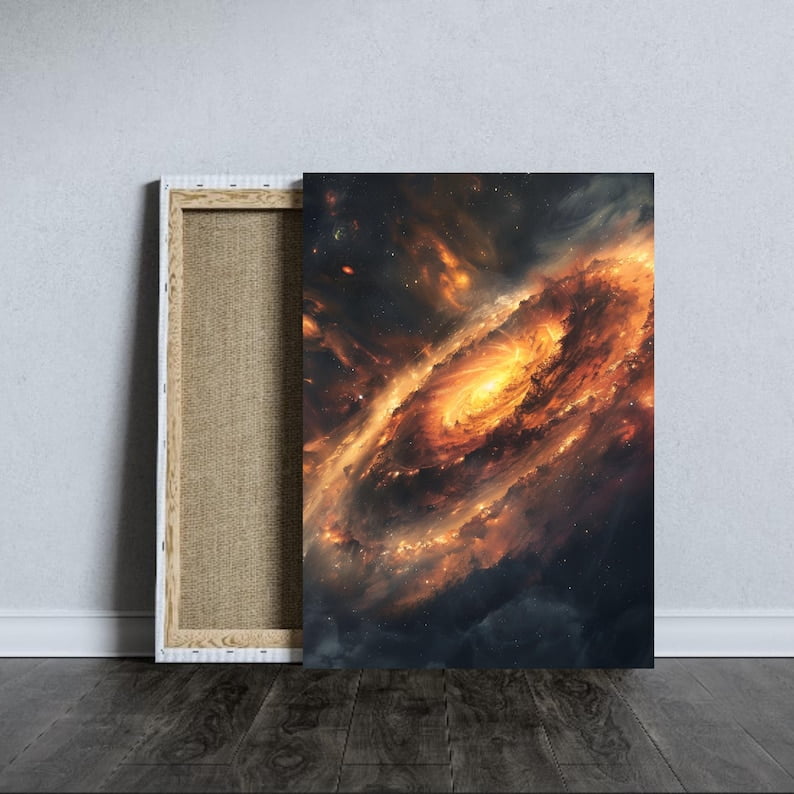 Black Hole Poster Cosmic Art Space Poster Galaxy Wall Art Space Decor ...