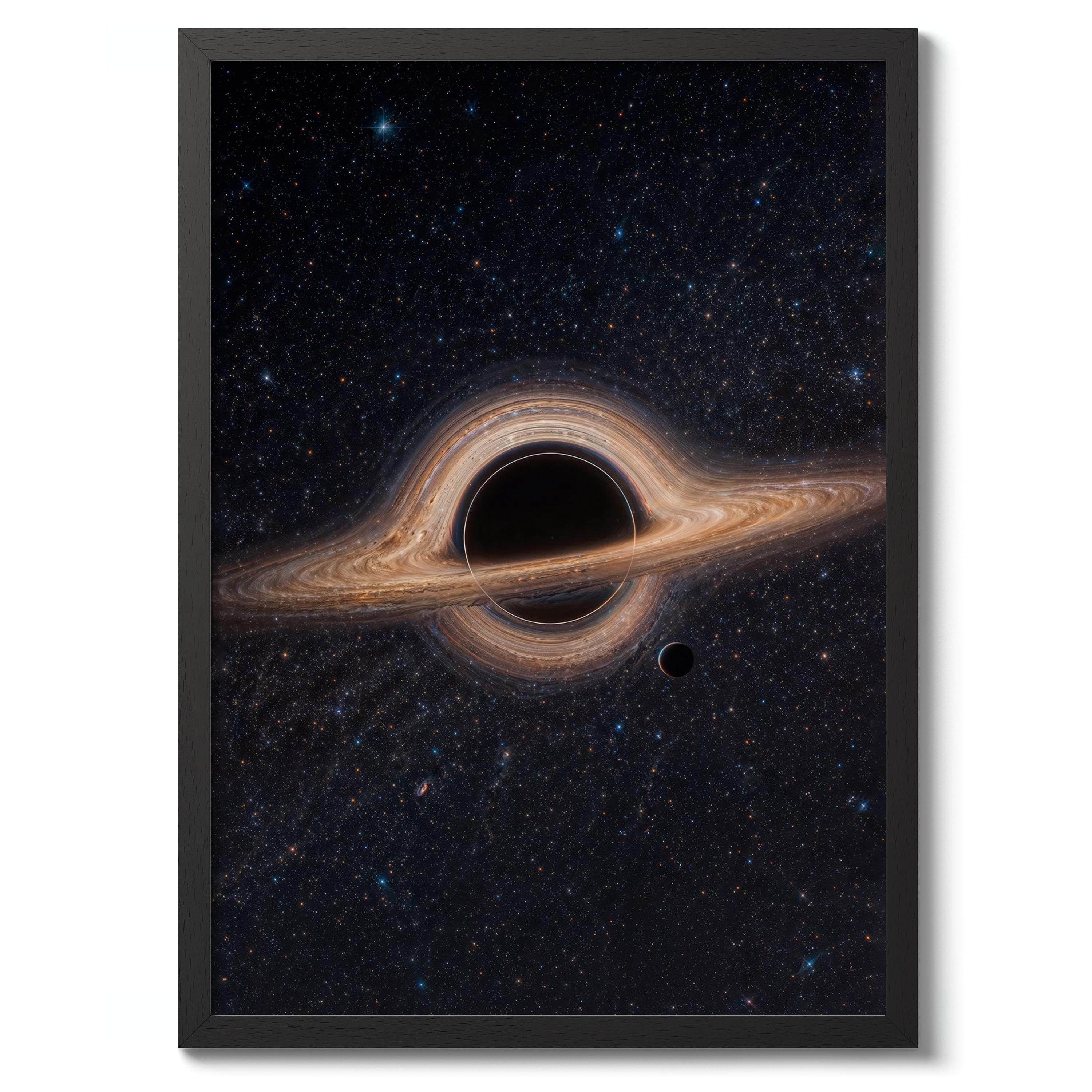 Black Hole Print Hubble Poster Space Photography Wall Art Decor Galaxy ...