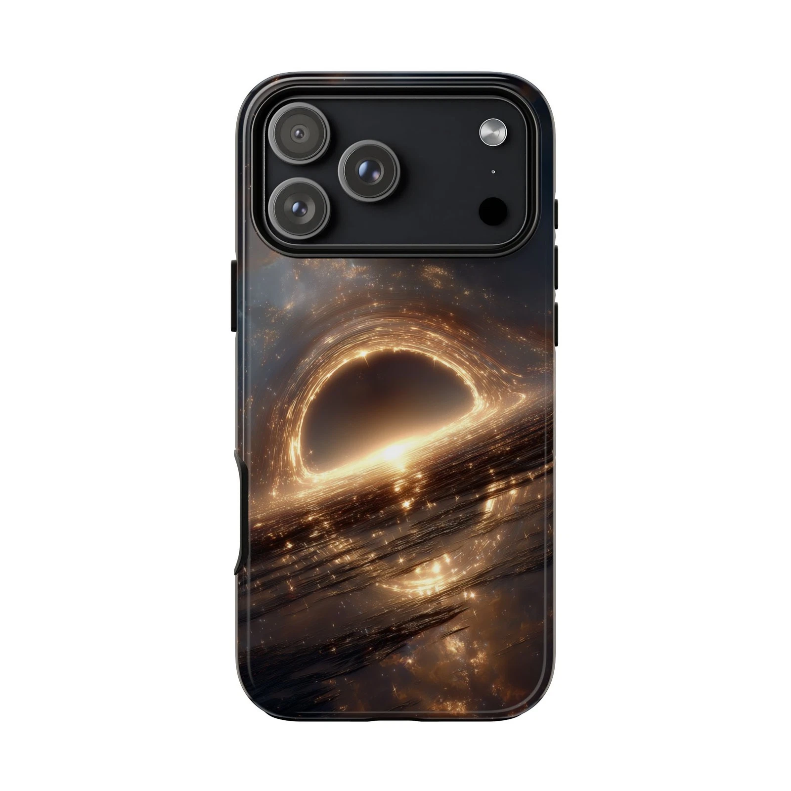 Black Hole Space Distortion Scene iPhone Case 17 through 11 Pro Max ...