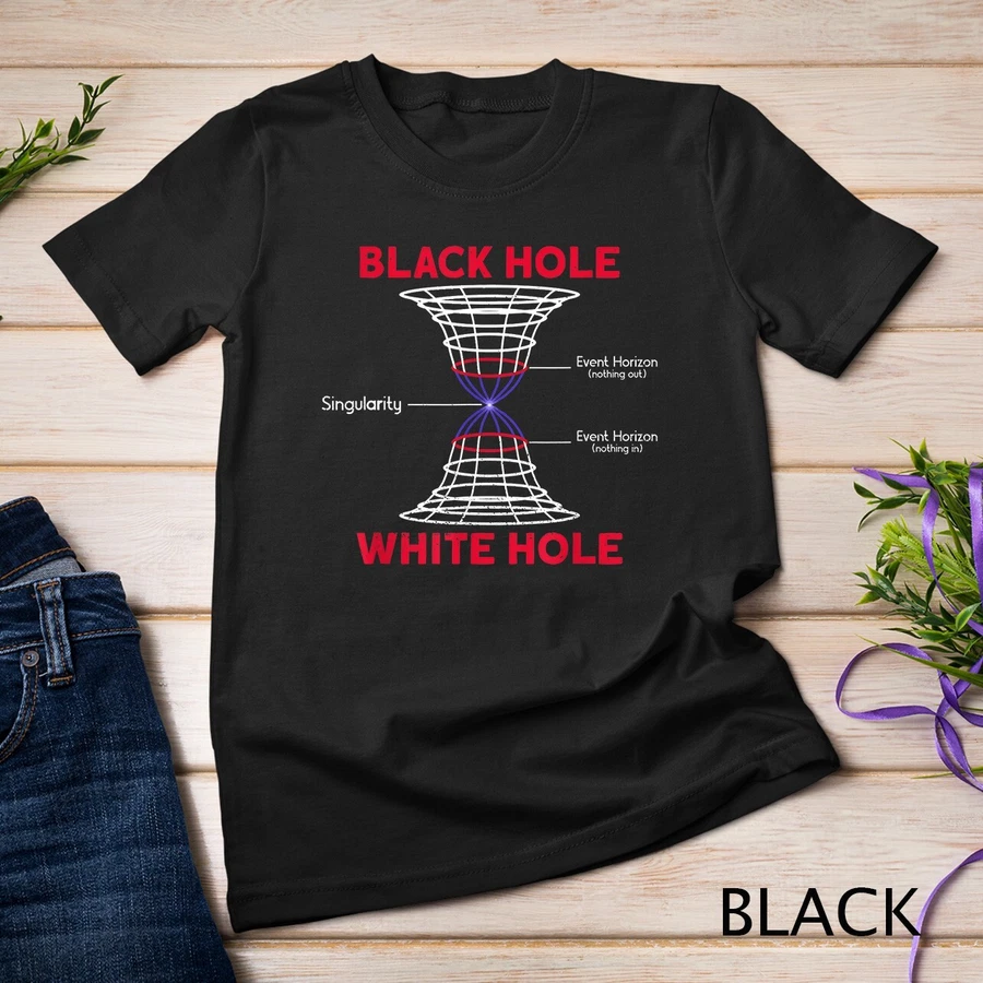 Black Hole White Hole Astrophysics Space Astronomy Science T Shirt,for ...
