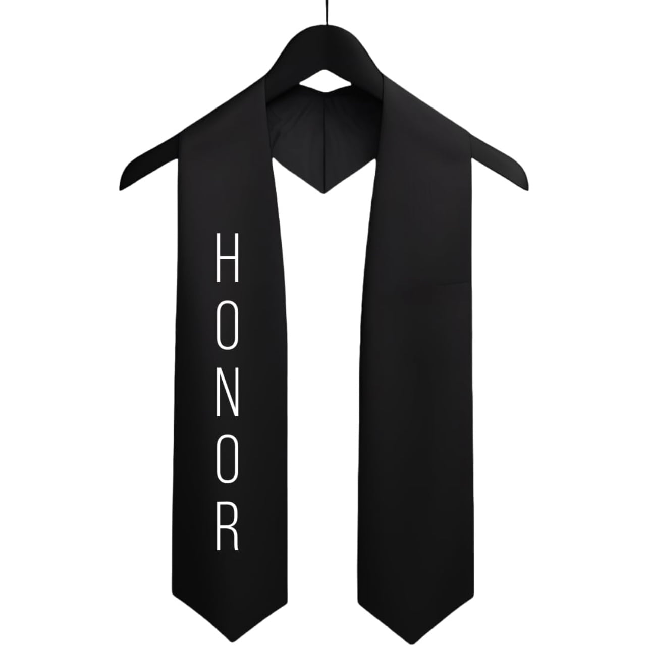 Black Honor Graduation Stole for Academic Ceremonies - Walmart.com