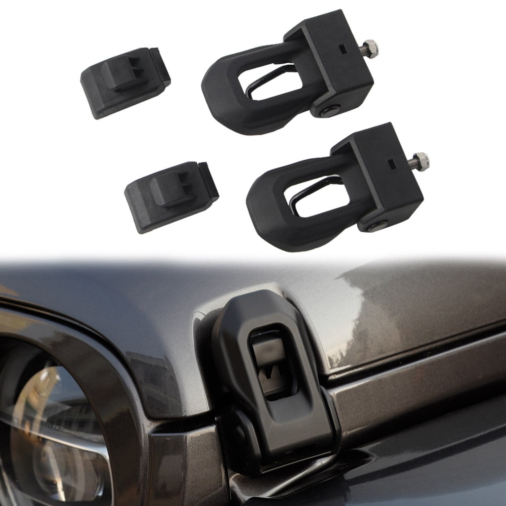 Black-Hood Latch Set with Key, Engine Cover, Accessories for Jeep ...