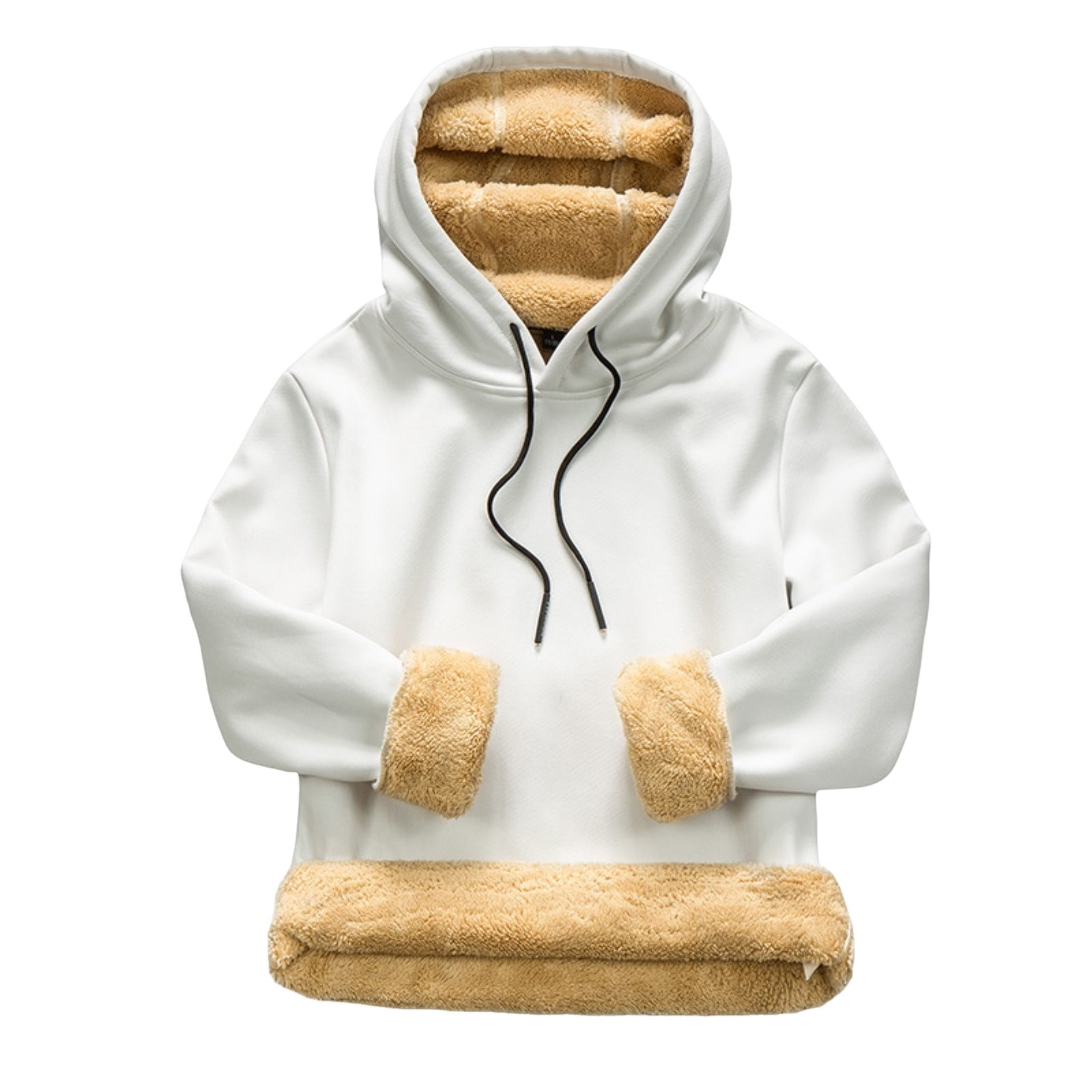 Black Hoodie Men Indoor Outdoor Warm Little Boy Pullover Sweatshirt ...