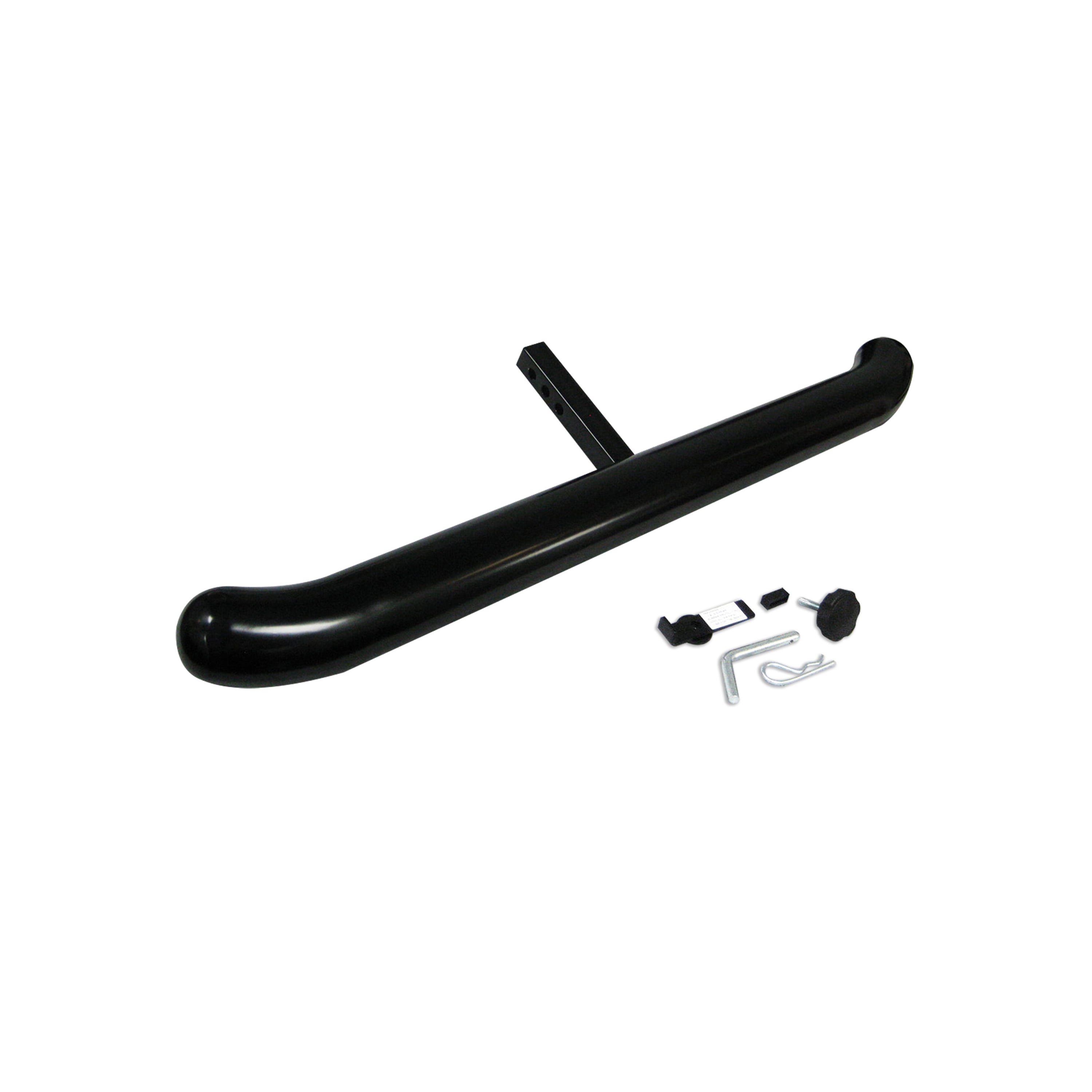 Black Horse 3" Tube Diameter Black Tow Hitch Step Rear Bumper Guard ...