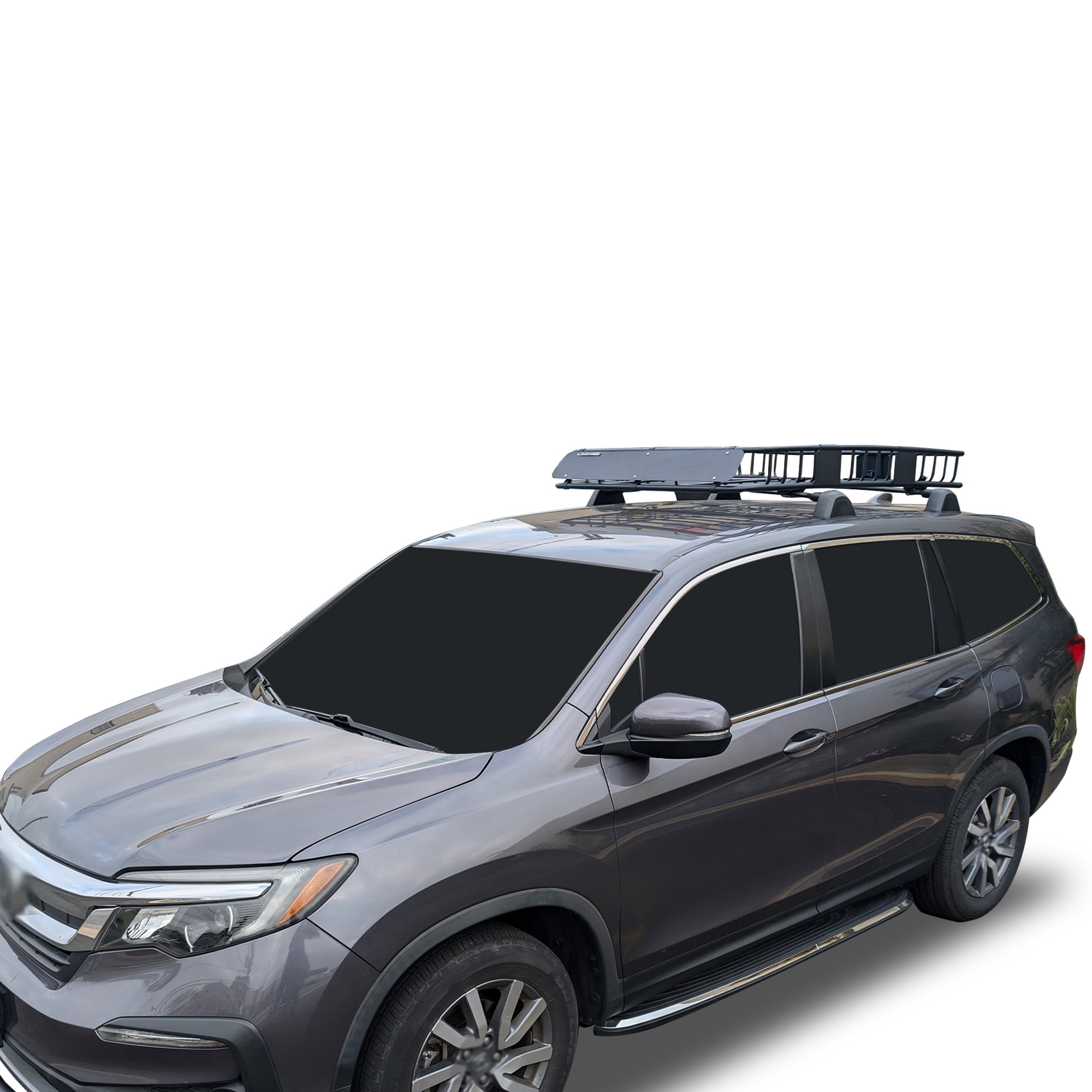 Black Horse Aluminum Traveler Roof Rack Modular Black E-Coated, 200 lbs ...