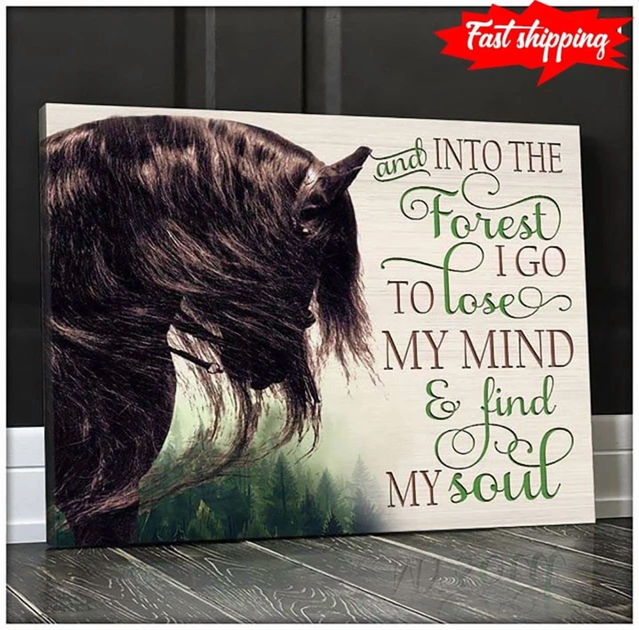 Black Horse And Into The Forest I Go To Lose My Mind And Find My Soul ...