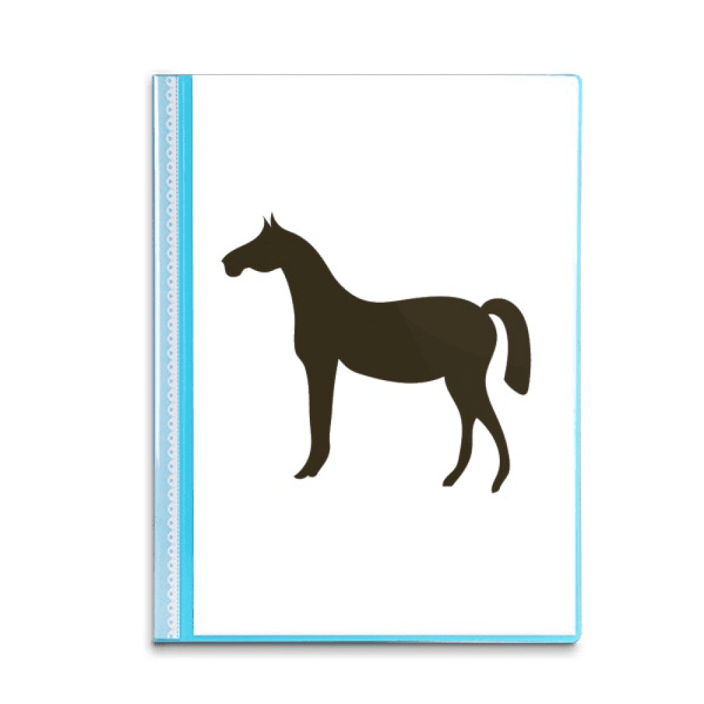 Black Horse Animal Portrayal Book Sheet Protectors Portfolio Binder ...