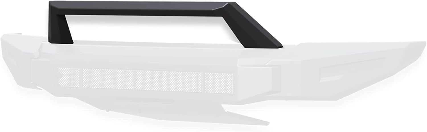 Black Horse Armour II Heavy Duty Modular Front Bumper Bull Nose Only Modular Matte Black ...