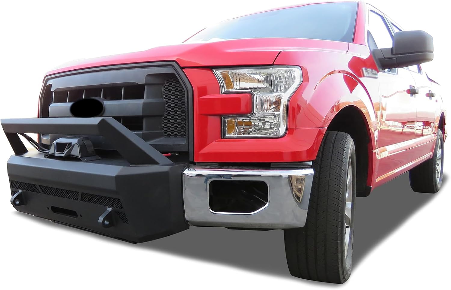 Black Horse Armour III Heavy Duty Front Winch Bumper Kit & Winch ...