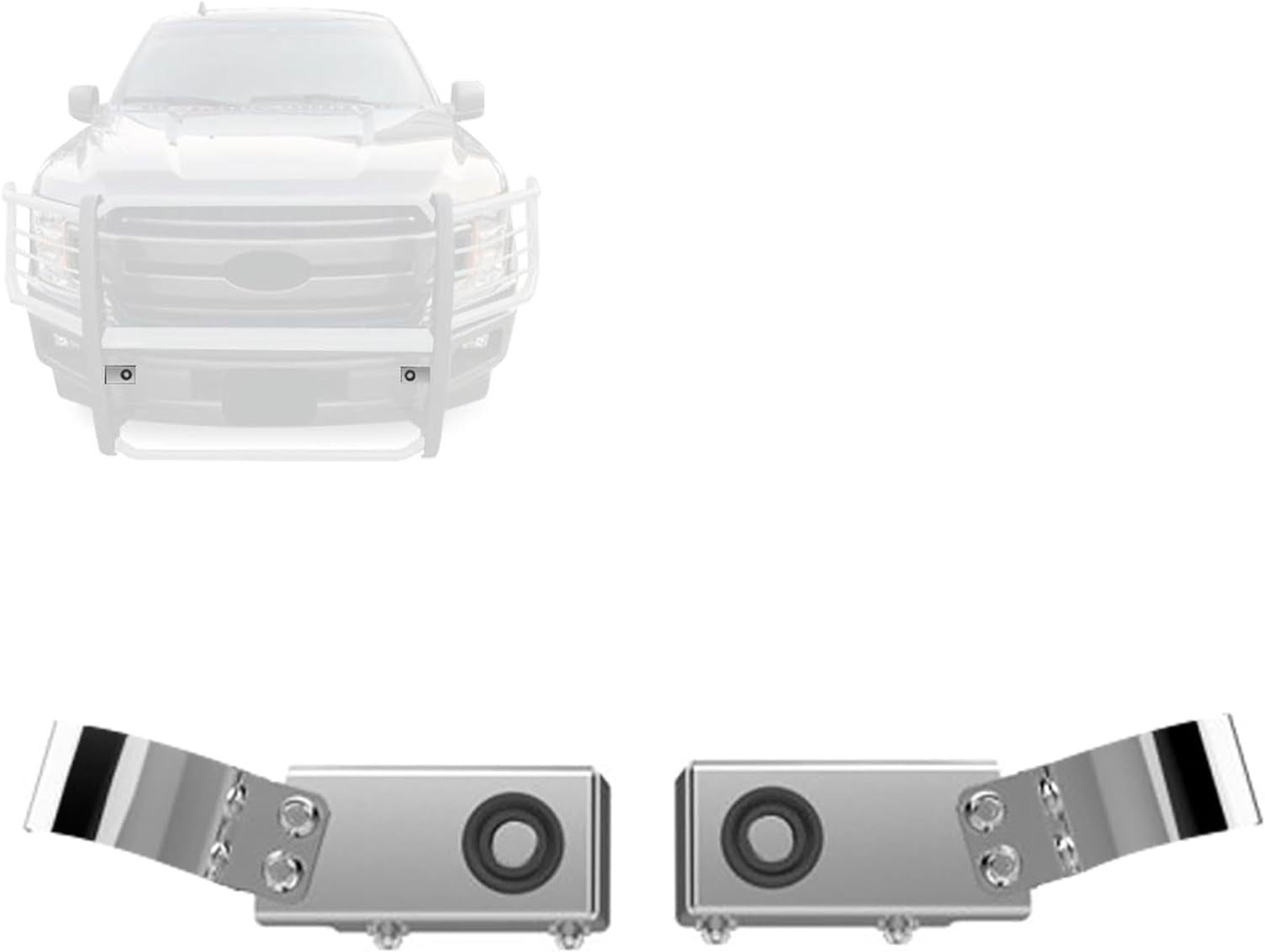 Black Horse BLK-GPS05S Grille Guard Sensor for Ford F150, Durable ...
