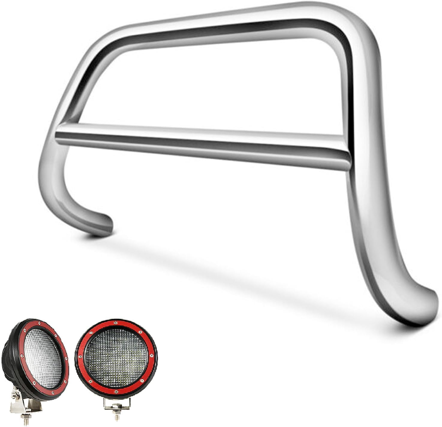 Black Horse A Bar Kit No Skid Plate Stainless Steel Compatible with ...