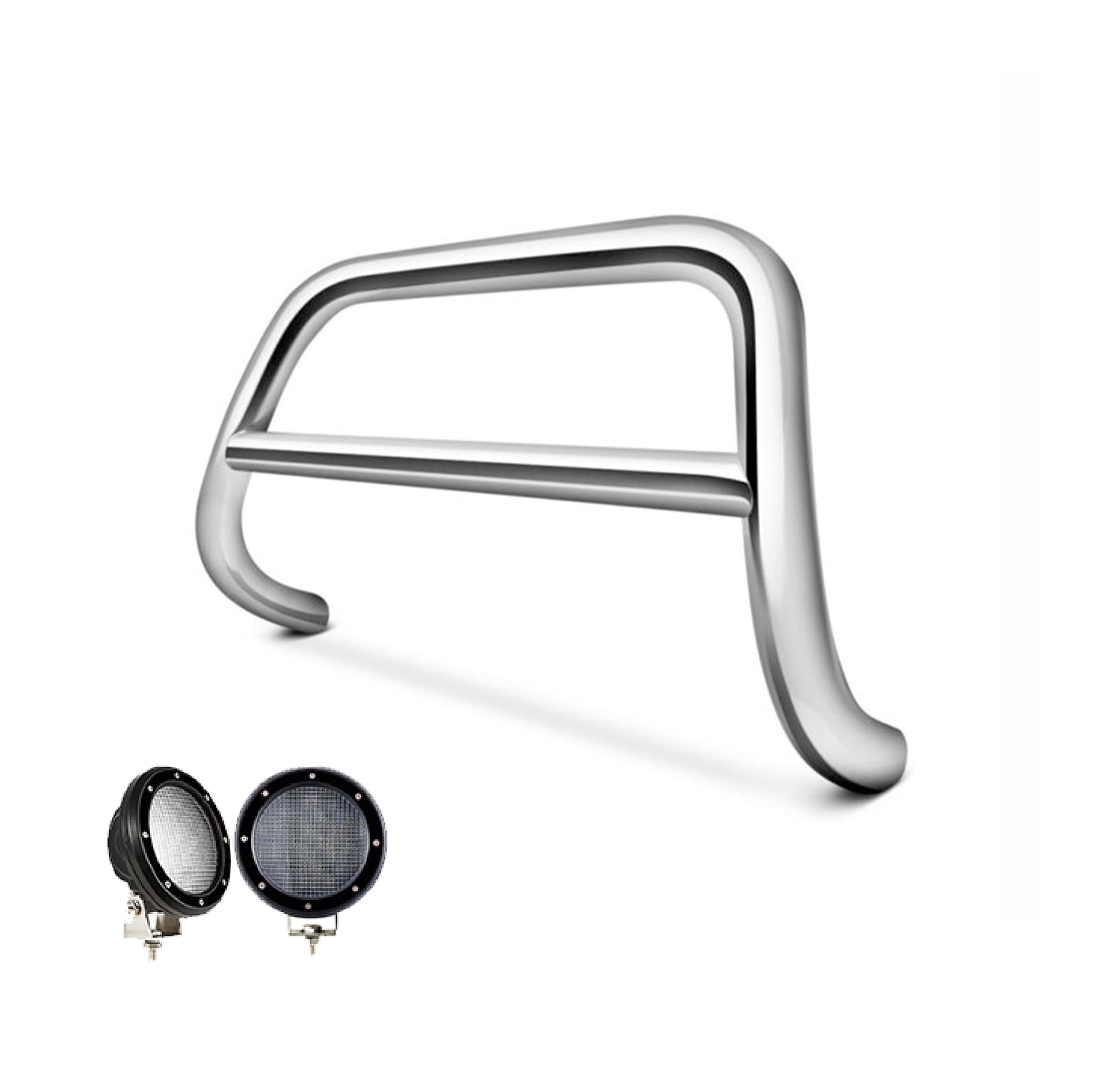 Black Horse A Bar No Skid Plate Stainless Steel Come with Pair of 5.3 ...