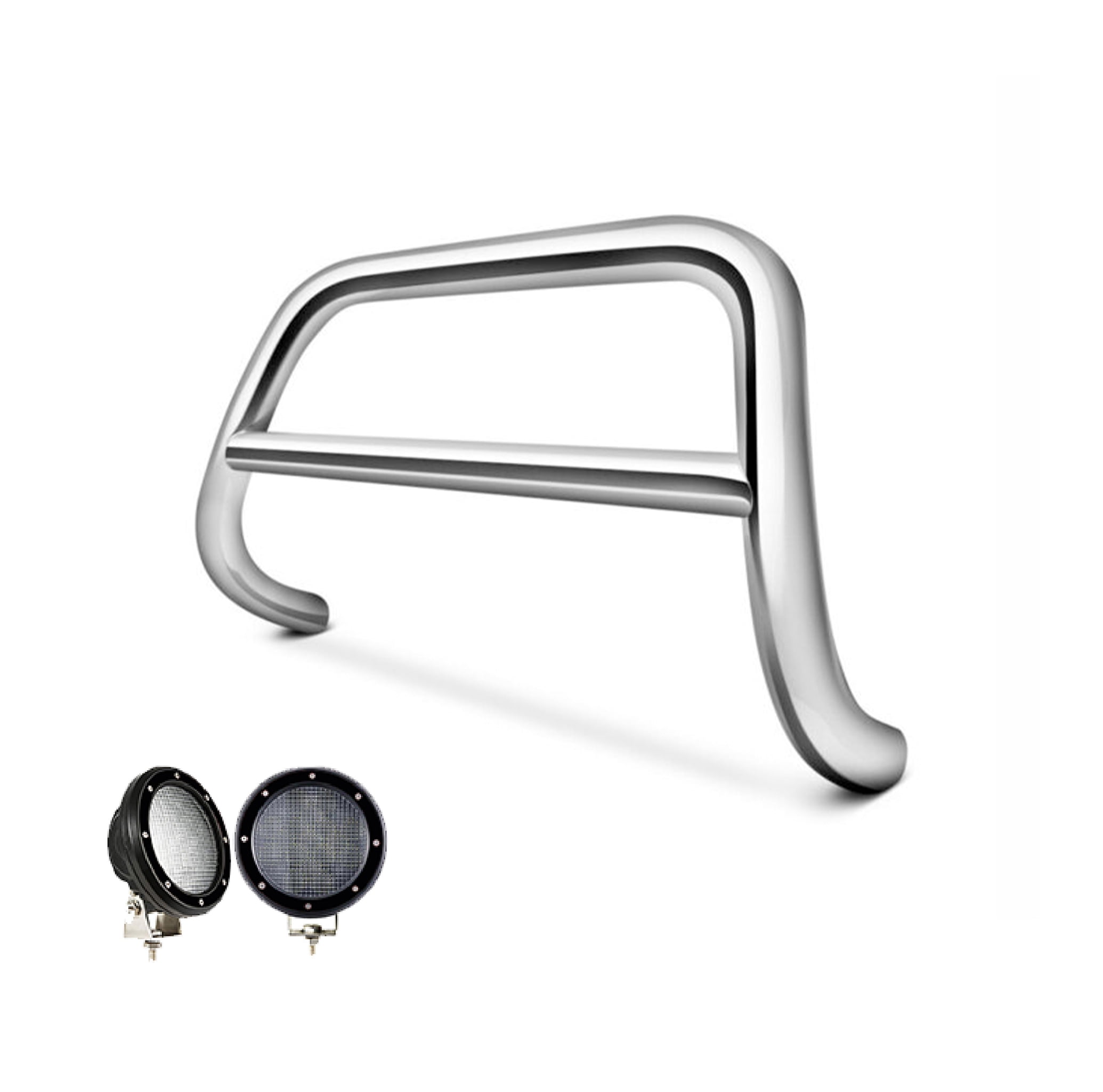 Black Horse A Bar No skid plate Stainless Steel Come with Pair of 5.3 ...