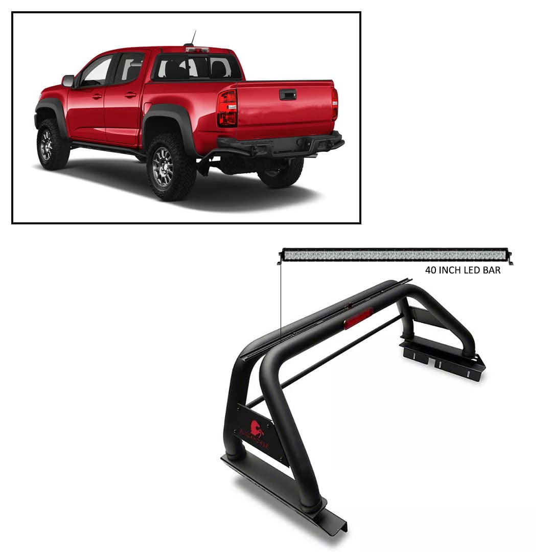 Black Horse Classic Roll Bar Kit Black Compatible with 2015-2022 ...