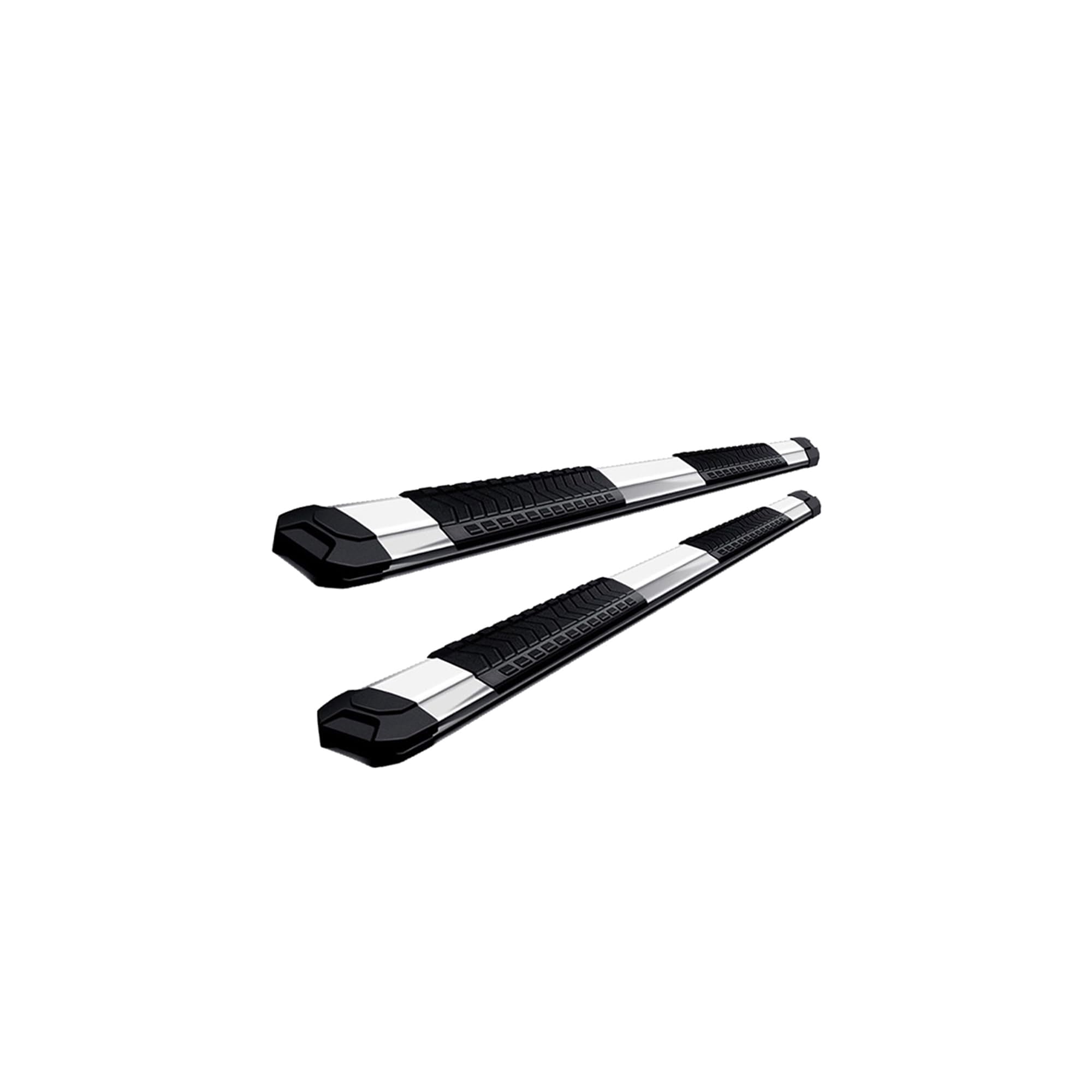 Black Horse Silver Aluminum Cutlass Running Boards Compatible with 2015 ...