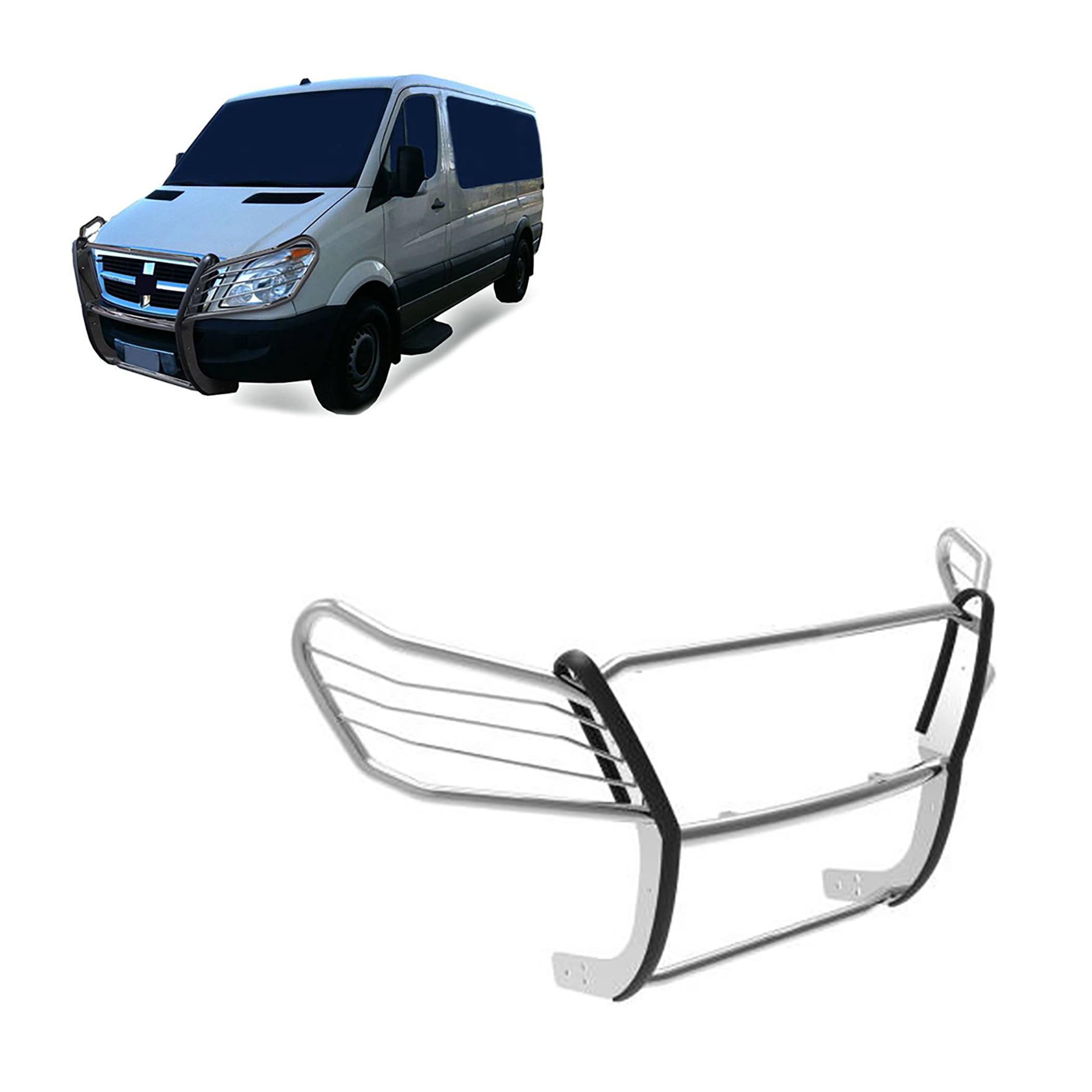 Black Horse Grille brush Bumper Guard Modular S/S Compatible with 2007 ...