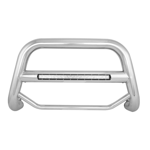 Black Horse MAX BEACON Bull Bar No skid plate Stainless Steel ...