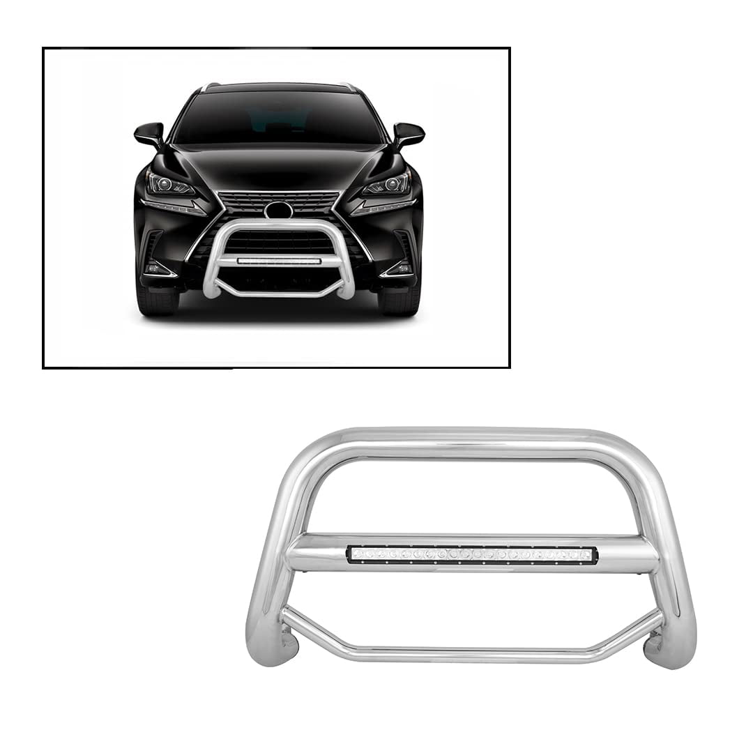 Black Horse MAX BEACON Bull Bar No skid plate Stainless Steel ...