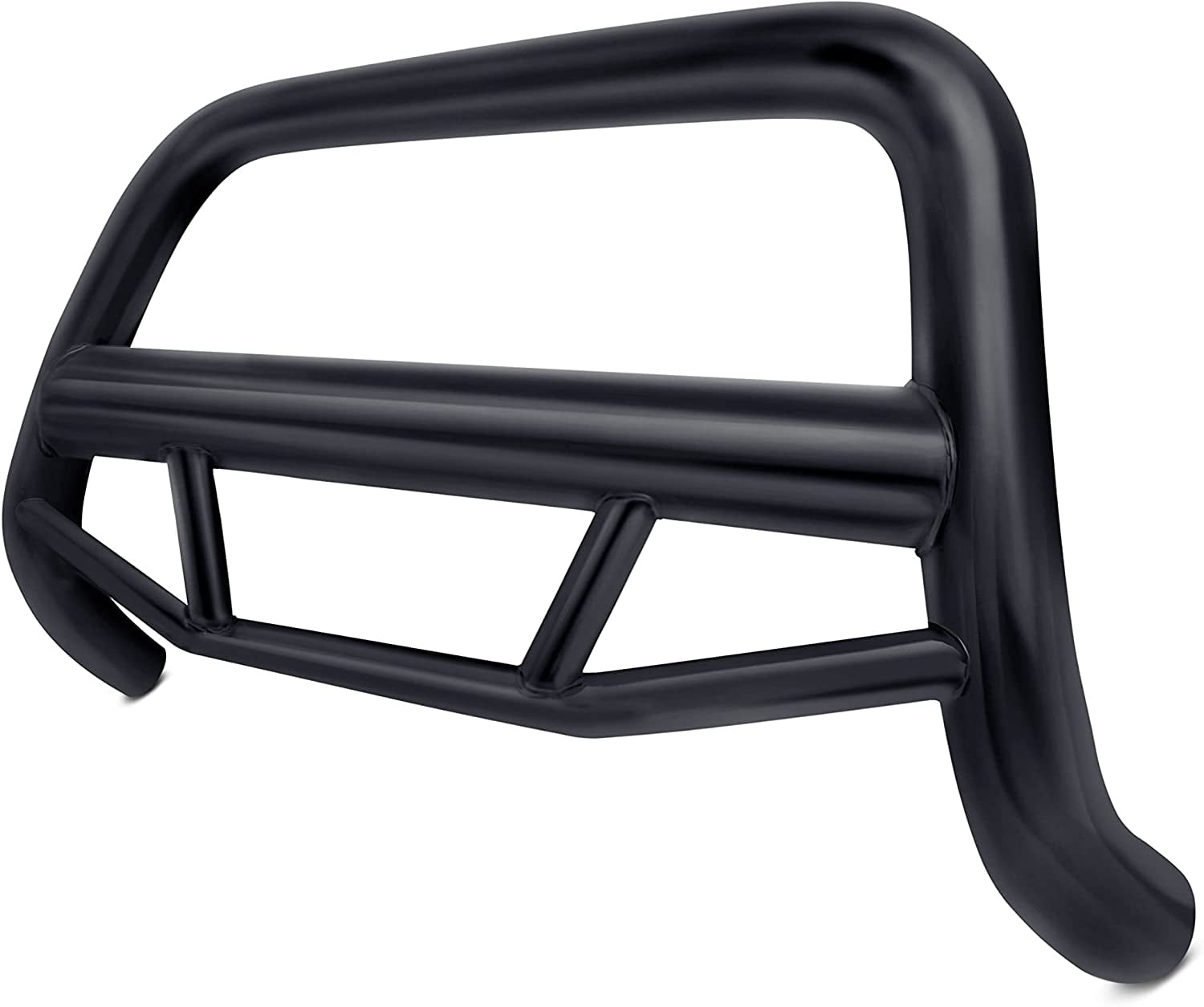 Black Horse Max Bull Bar Incl. pair of 5.3"Dia.LED Lights w/Black Trim ...