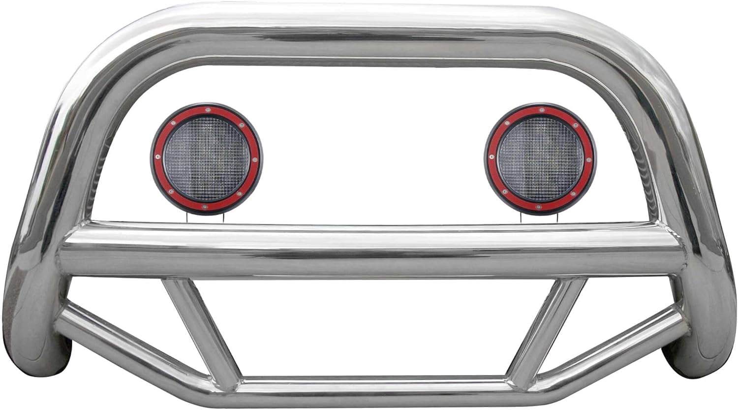 Black Horse Max Bull Bar Kit No Skid Plate Stainless Steel Compatible ...