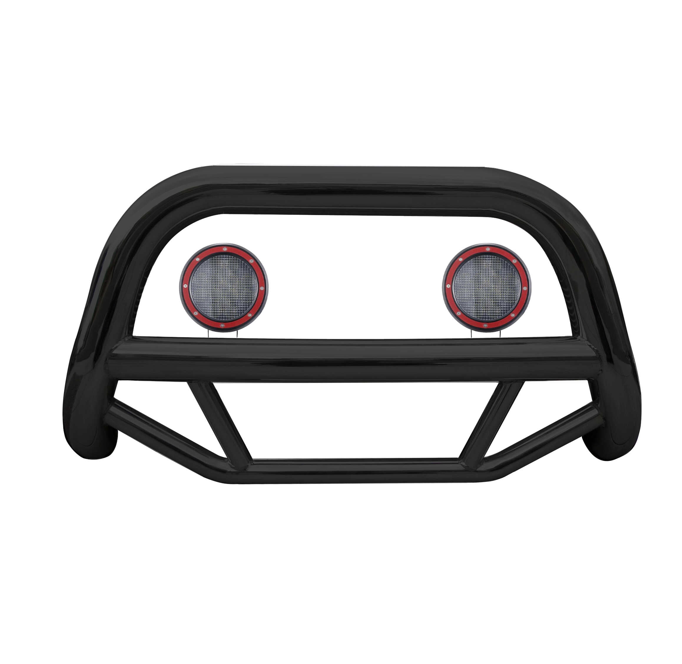 Black Horse Max Bull Bar Kit No skid plate Black Compatible with 2005 ...