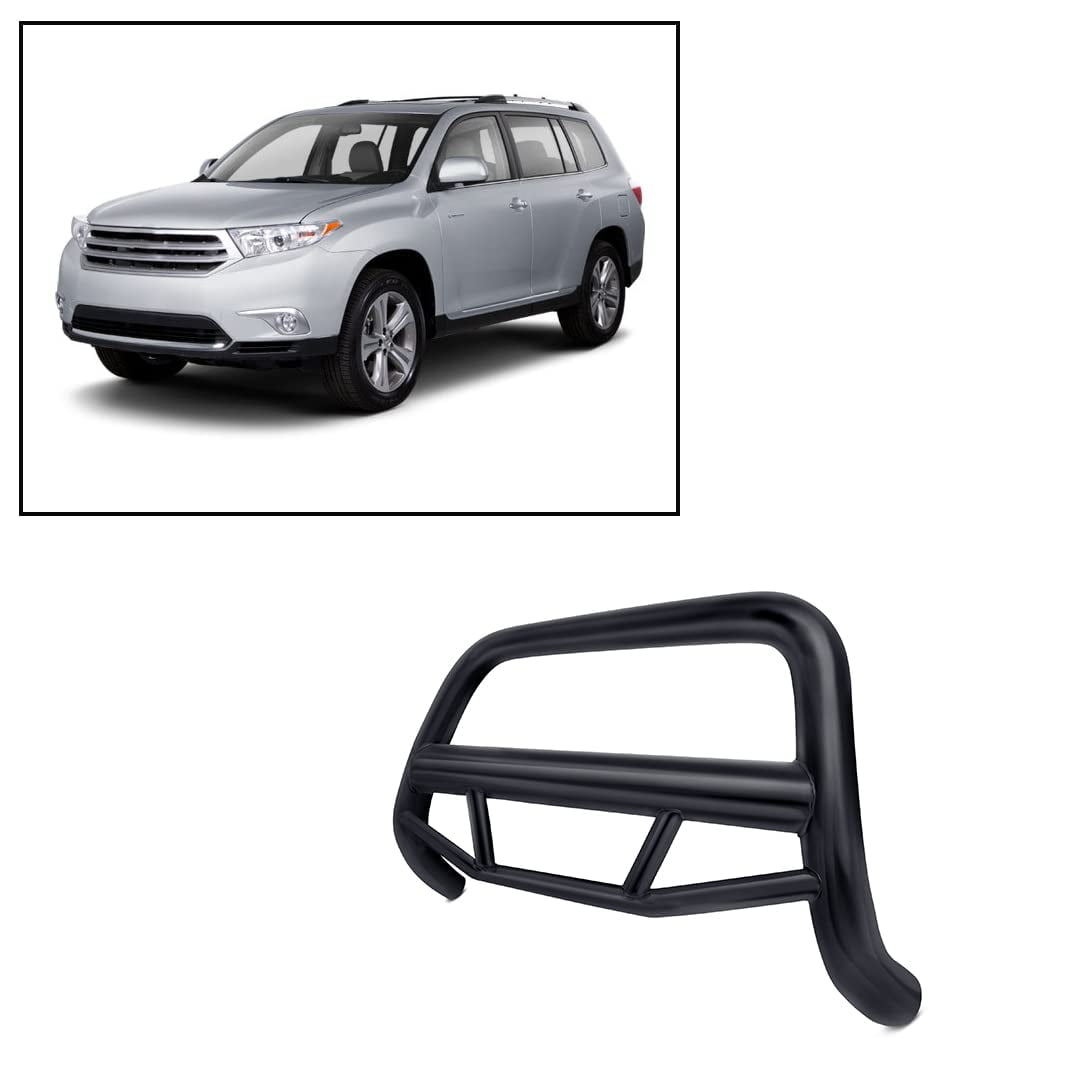 Black Horse Max Bull Bar No Skid Plate Black Compatible with 2011-2013 ...