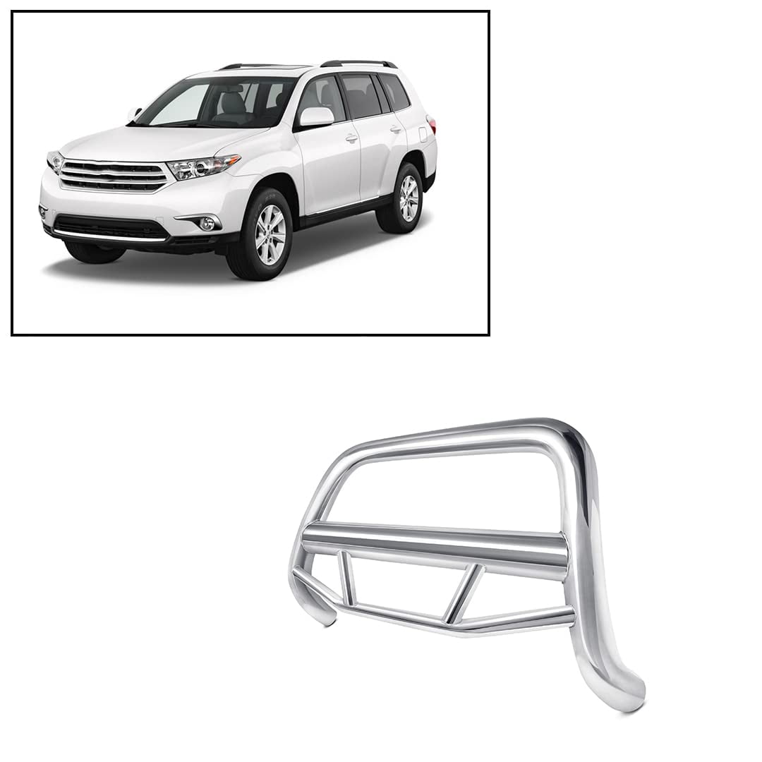 Black Horse Max Bull Bar No Skid Plate Stainless Steel Compatible with ...