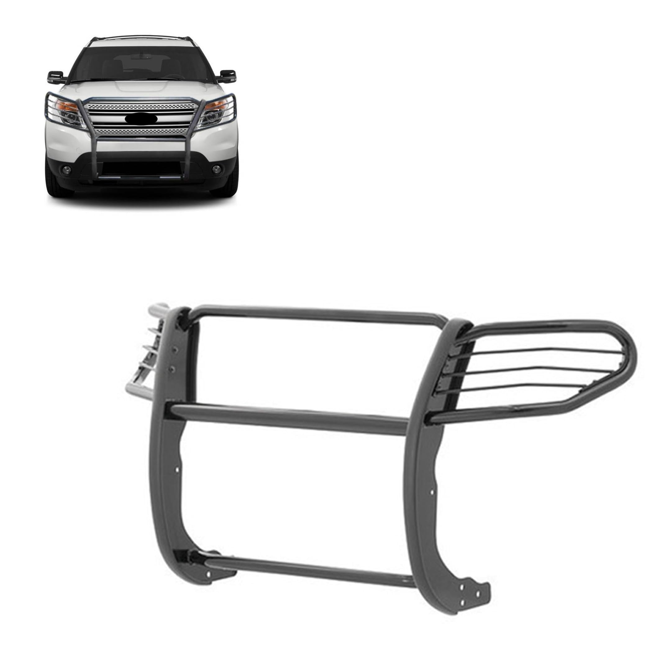 Black Horse Off Road 17FJ28MA Grille Guard for Ford Explorer - Walmart.com
